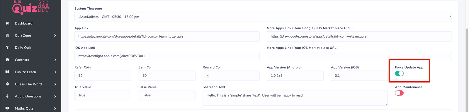 Documentation | Elite Quiz